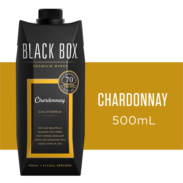 Black Box Wines Chardonnay White Wine Go Pack Same-Day Delivery or ...