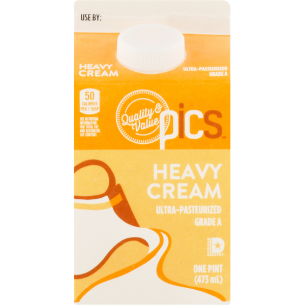 PICS Heavy Cream Pint Same-Day Delivery or Pickup | Market 32 and Price ...