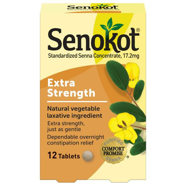 Senokot Constipation Relief, Extra Strength, Overnight, Tablets Same ...
