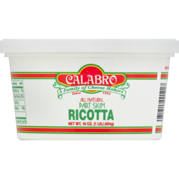 Calabro Cheese Cheese, Part Skim, Ricotta Same-Day Delivery or Pickup ...