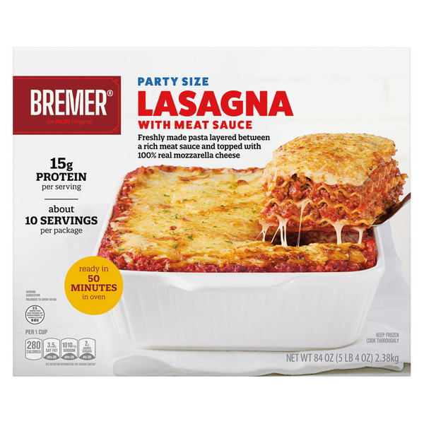 Bremer Party Size Lasagna Same-Day Delivery or Pickup | ALDI