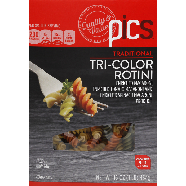 PICS Rotini, Tri-Color, Traditional Same-Day Delivery or Pickup ...