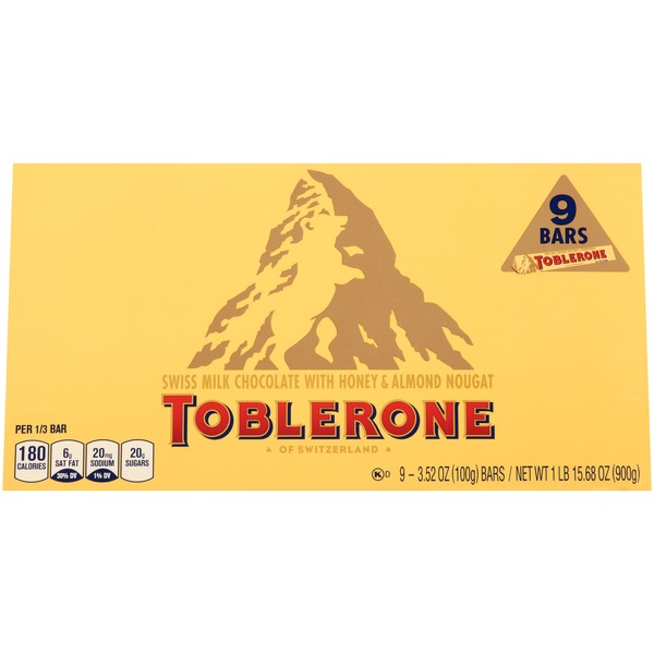 Toblerone Swiss Milk Chocolate Bar (31.68 oz) - Instacart