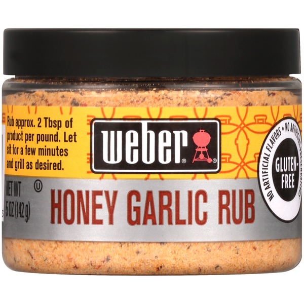 Weber Honey Garlic Rub (5 oz) - Instacart