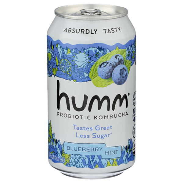 Humm Blueberry Mint, Probiotic Kombucha Same-Day Delivery or Pickup ...