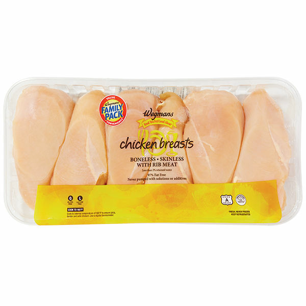 Wegmans Wegmans Boneless & Skinless Chicken Breasts With Rib Meat ...