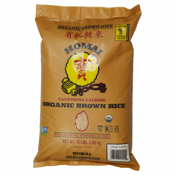Homai California Calrose Organic Brown Rice Same-Day Delivery | Costco