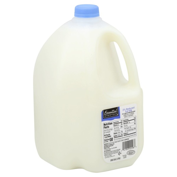 Essential Everyday Milk, Reduced Fat, 2% Milkfat (1 gal) - Instacart