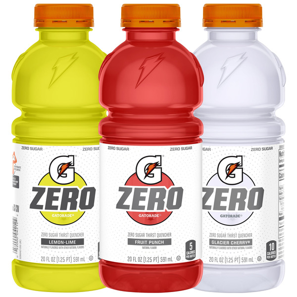 Gatorade Zero, Variety Pack (Lemon-Lime, Fruit Punch, Glacier Cherry) - Case Same-Day Delivery ...