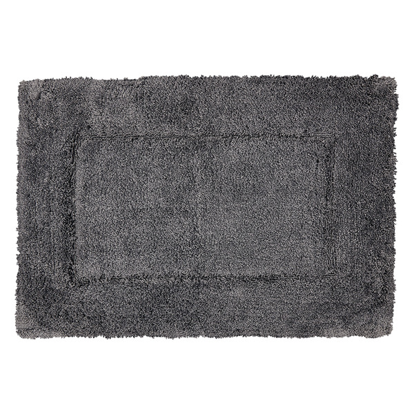 ALDI Huntington Home Microfiber Spa Bath Rug - Gray Same-Day Delivery ...