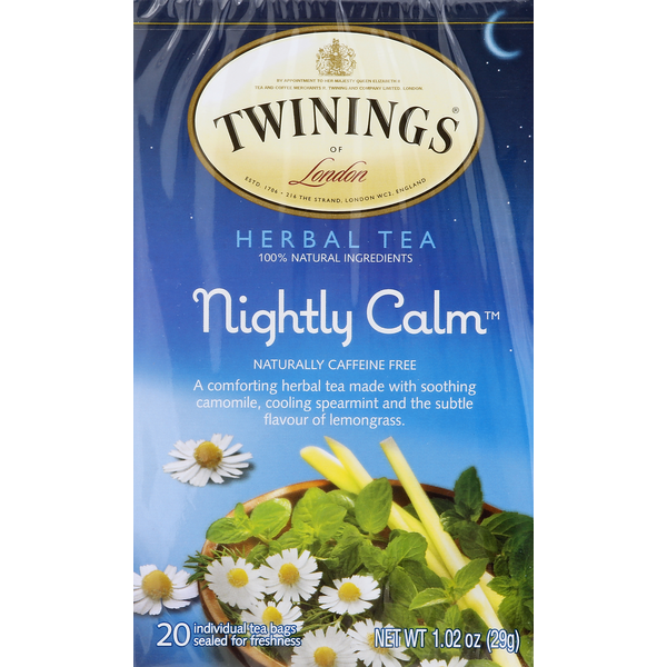 Publix Twinings Herbal Tea, Nightly Calm, Tea Bags Pickup | Instacart