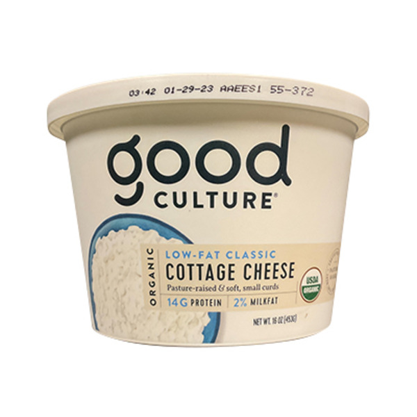 good culture Organic 2% Low-Fat Classic Cottage Cheese Same-Day ...