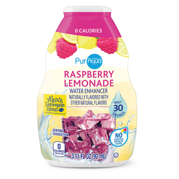 ALDI PurAqua Raspberry Lemonade Liquid Water Enhancer Same-Day Delivery or Pickup | Instacart