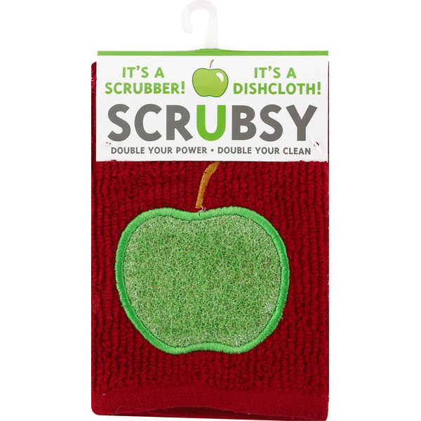 Scrubsy Scrubber, Apple (1 each) - Instacart