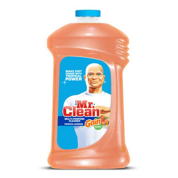 Mr. Clean with Gain Tropical Sunrise Scent Multi-Surface Cleaner (1.25 ...