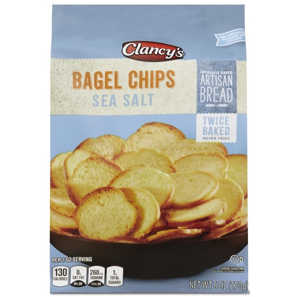 Clancy's Sea Salt Bagel Chips Same-Day Delivery or Pickup | ALDI