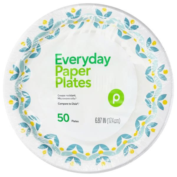 Publix Everyday 6.87 Inch Paper Plates Same-Day Delivery or Pickup | Publix