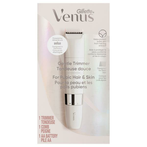 Publix Gillette Venus for Pubic Hair & Skin Gentle Trimmer plus 1oz ...