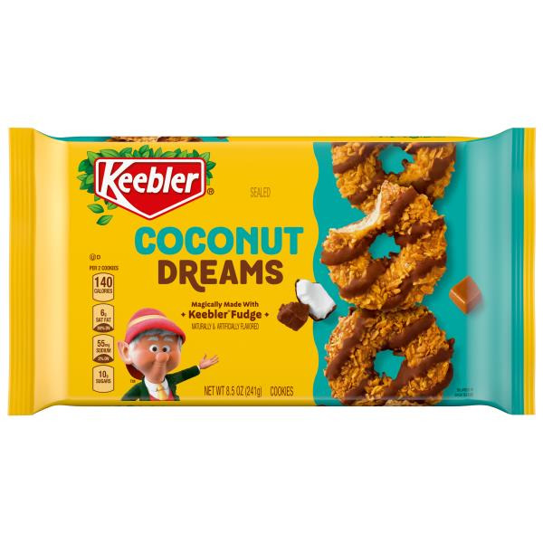 Keebler Coconut Dreams, Coconut and Caramel Cookies Coated in Keebler ...