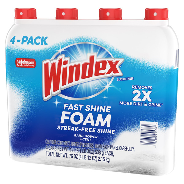 Windex Fast Shine Foam Glass Cleaner Same-Day Delivery | Costco ...