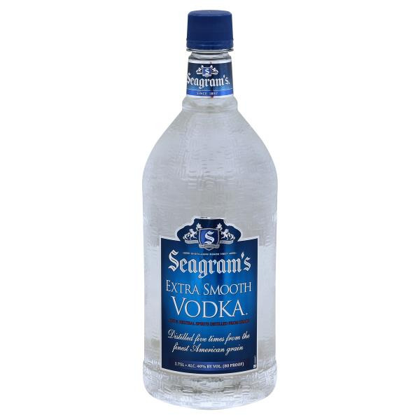 Seagram's Vodka Extra Smooth Vodka, Extra Smooth Same-Day Delivery ...