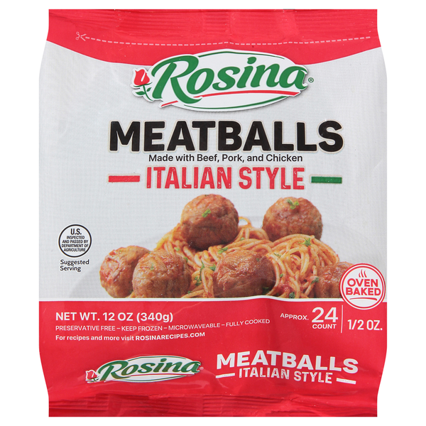 Rosina Meatballs, Italian Style Same-Day Delivery or Pickup | Tops Markets