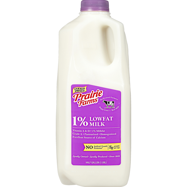 Prairie Farms Milk, 1% Lowfat Same-Day Delivery or Pickup | Woodman's ...