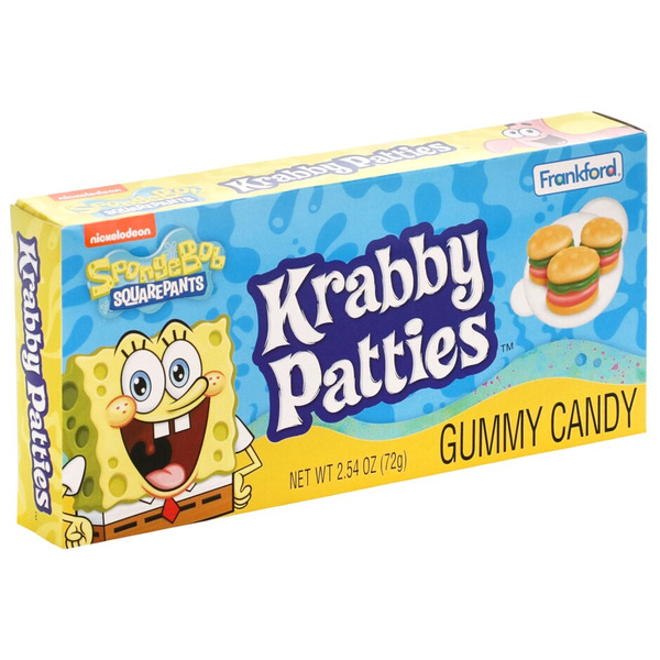 Krabby Patties Gummy Candy, Spongebob Squarepants Same-Day Delivery ...