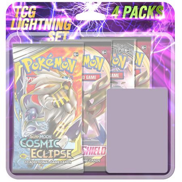 Walgreens Pokemon Trading Card Game, Lightning Set, 4 Packs Same-Day ...
