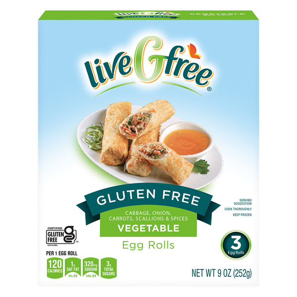 liveGfree Gluten Free Vegetable Egg Rolls Same-Day Delivery or Pickup ...