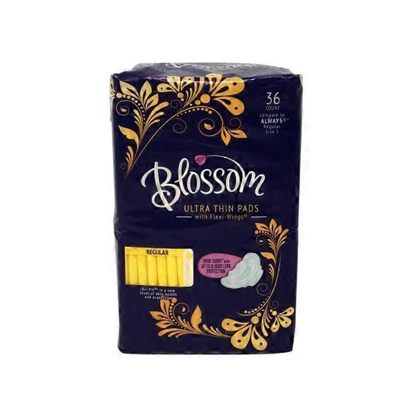Blossom Regular Ultra Thin Pads (36 ct) - Instacart