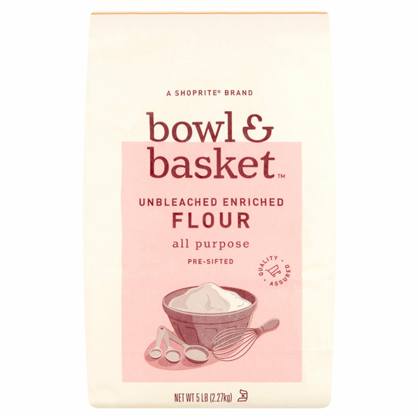 ShopRite Bowl & Basket Pre-sifted Unbleached Enriched All Purpose Flour ...