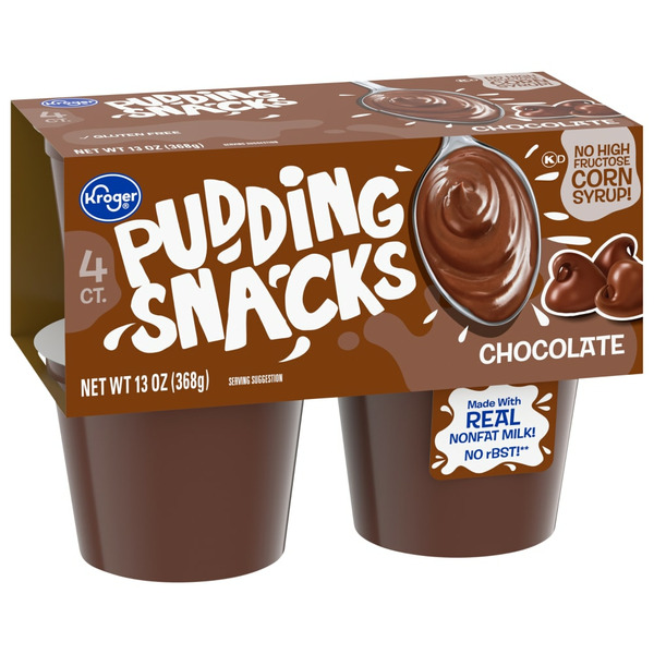 Kroger Kroger Pudding Snacks, Chocolate Same-Day Delivery or Pickup ...