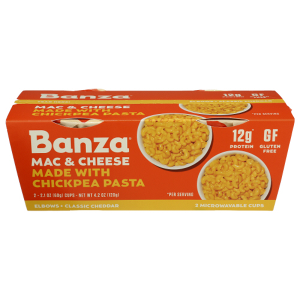 Sprouts Farmers Market Banza Microwaveable Mac & Cheese, Elbows, High ...