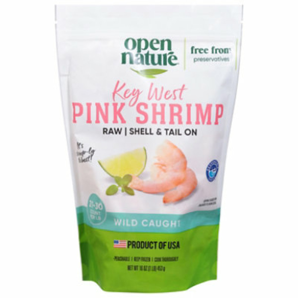 Safeway Open Nature Pink Shrimp, Key West, Wild Caught Same-Day ...