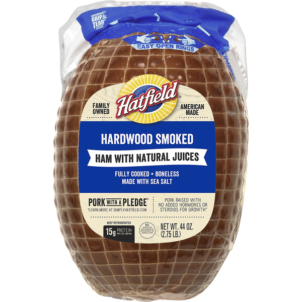 Hatfield Ham, Hardwood Smoked, Boneless (44 oz) - Instacart
