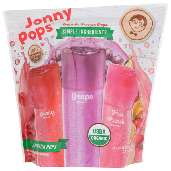 Sprouts Farmers Market JonnyPops Organic Freezer Pops ( Cherry, Grape ...