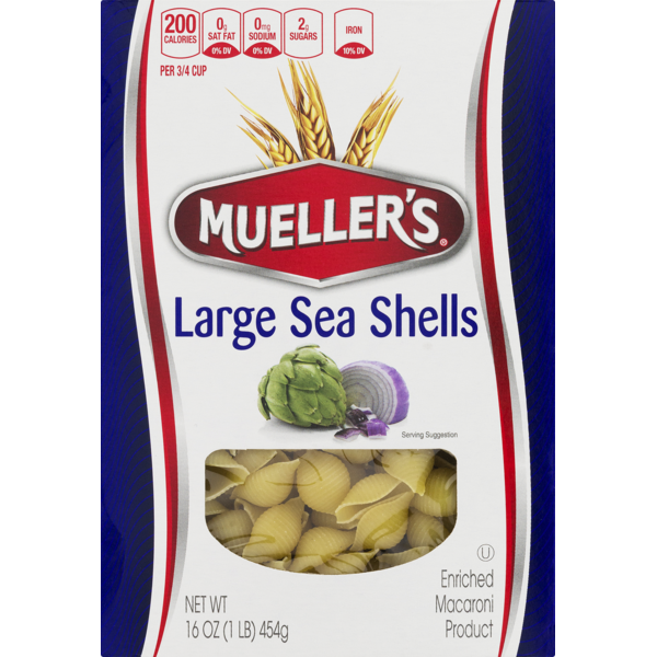 Mueller's Large Sea Shells Macaroni (16 oz) - Instacart