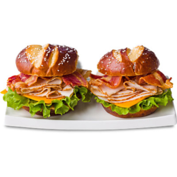 Safeway Turkey, Bacon & Cheddar Pretzel Duo Sandwiches Same-Day ...