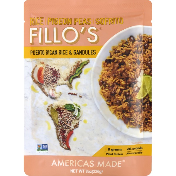Fillos Rice & Gandules, Puerto Rican (8 oz) - Instacart