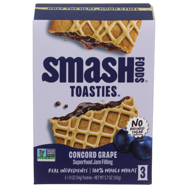 Smash Foods Grape Superfood Jam Toasties Same-Day Delivery or Pickup ...