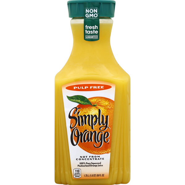 Smart & Final Simply Orange Pulp Free Juice Bottle Same-Day Delivery or ...