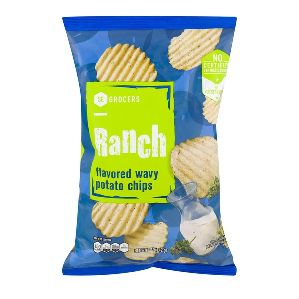 Southeastern Grocers Potato Chips Ranch (5 oz) - Instacart