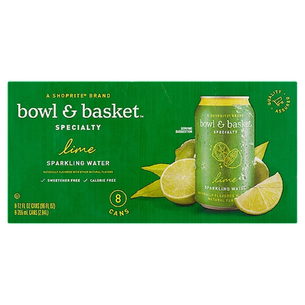 ShopRite Bowl & Basket Specialty Lime Sparkling Water Same-Day Delivery ...