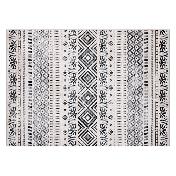 ALDI Huntington Home Millennial Patterns Washable Area Rug, 5 x 7 ft ...