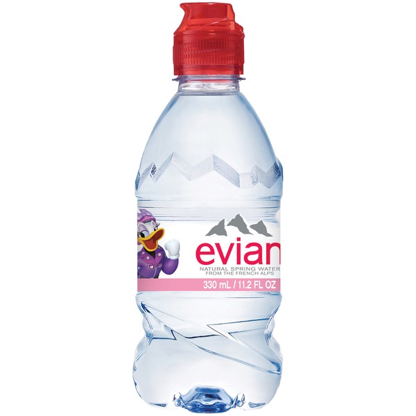 Evian Natural Spring Water (330 ml) - Instacart