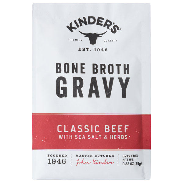 Kinder's Gravy, Bone Broth, Classic Beef with Sea Salt & Herbs Same-Day ...