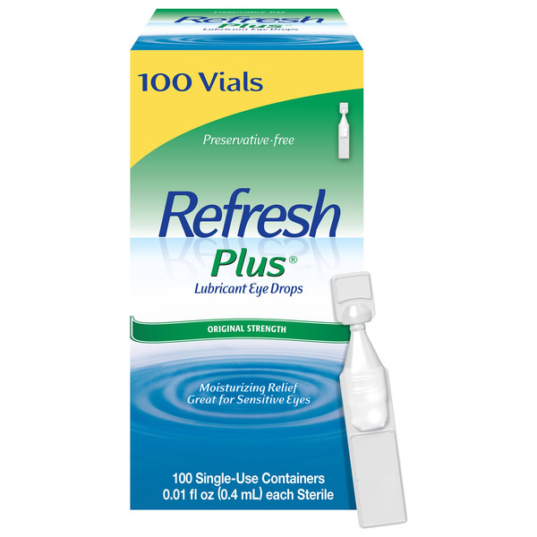 Refresh Plus Lubricant Eye Drops Preservative-Free Tears Same-Day ...
