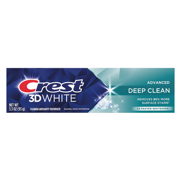 Crest 3DWhite Advanced Toothpaste, Deep Clean Same-Day Delivery or ...
