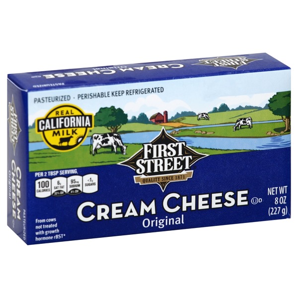 Smart & Final First Street Cream Cheese, Original Same-Day Delivery or ...